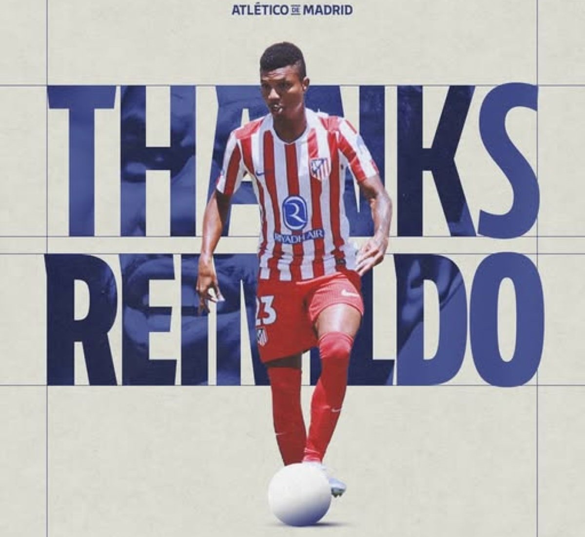 Atlético Madrid destaca Reinildo como exemplo de entrega e superação ...